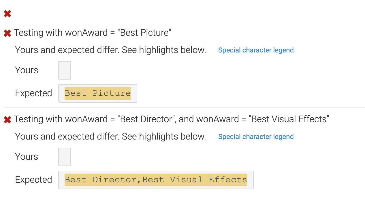 Define a setter function named wonAward() that takes | Chegg.com Define a setter function named wonAward() that takes | Chegg.com
