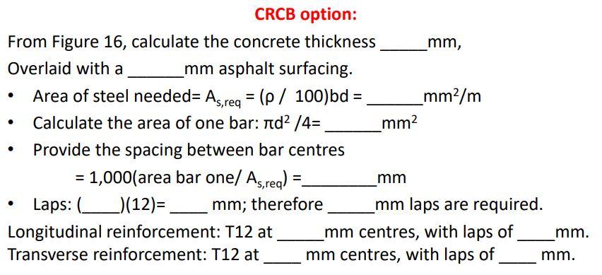 Solved Design a rigid pavement to carry traffic loading of | Chegg.com