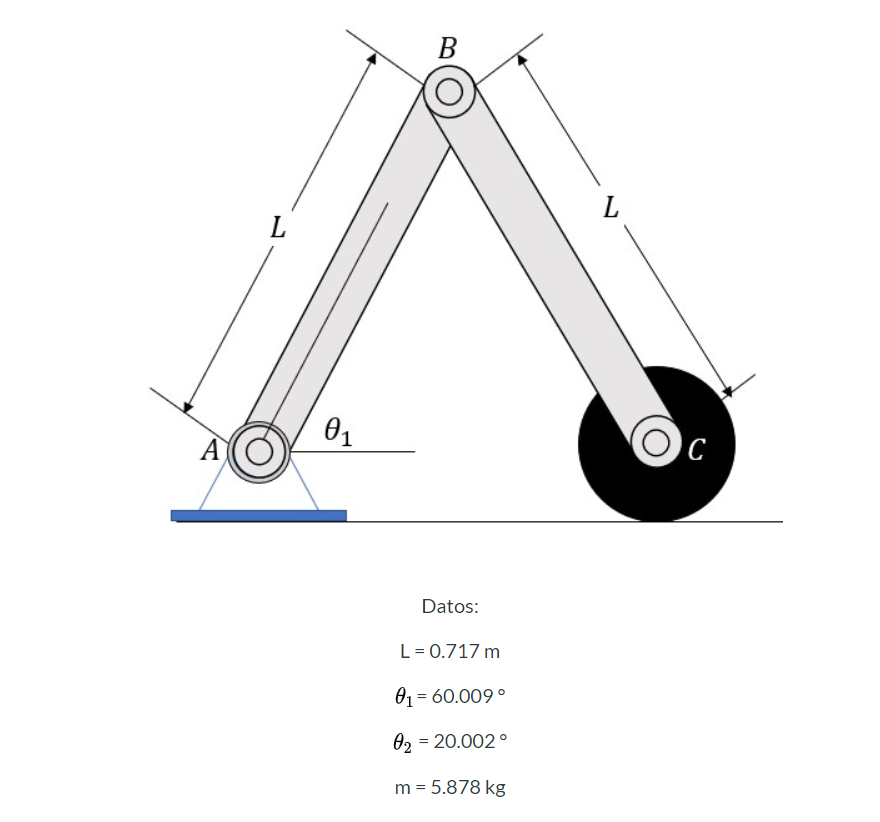 Solved There is a sliding mechanism that consists of two | Chegg.com