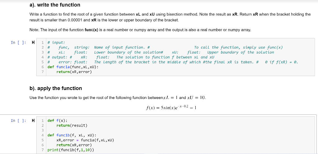 a). write the function Write a function to find the | Chegg.com