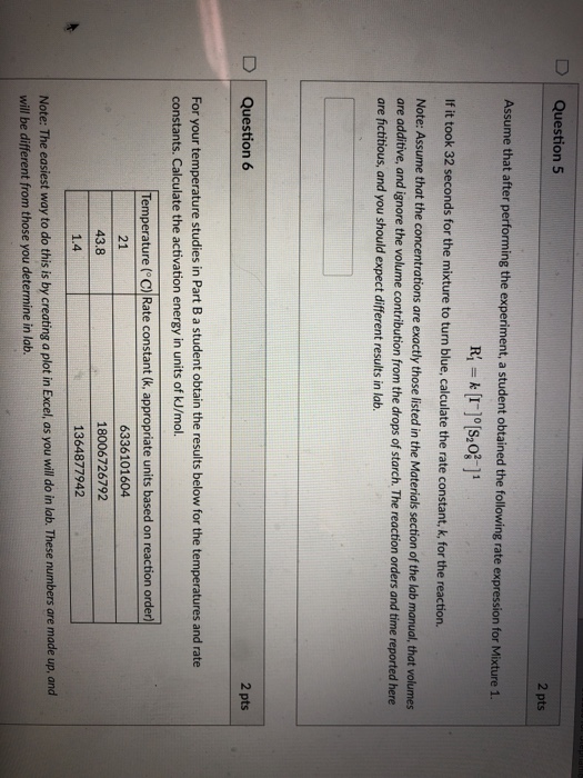 Solved Question 5 2 pts Assume that after performing the | Chegg.com
