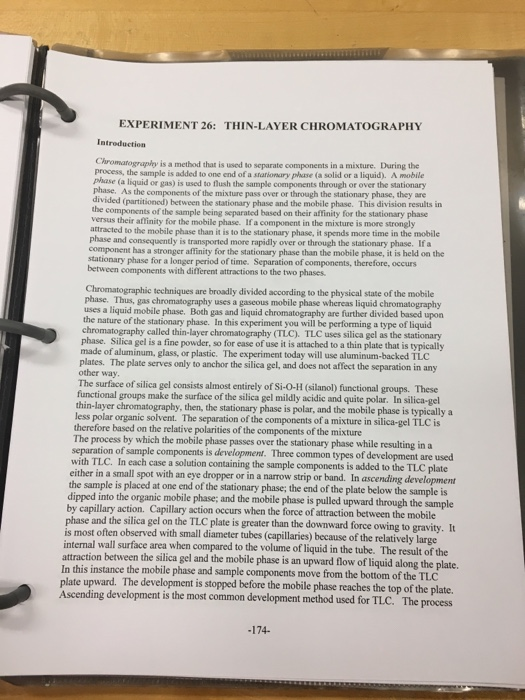 Solved Thin-Layer Chromatography Prelaboratory Assignment | Chegg.com