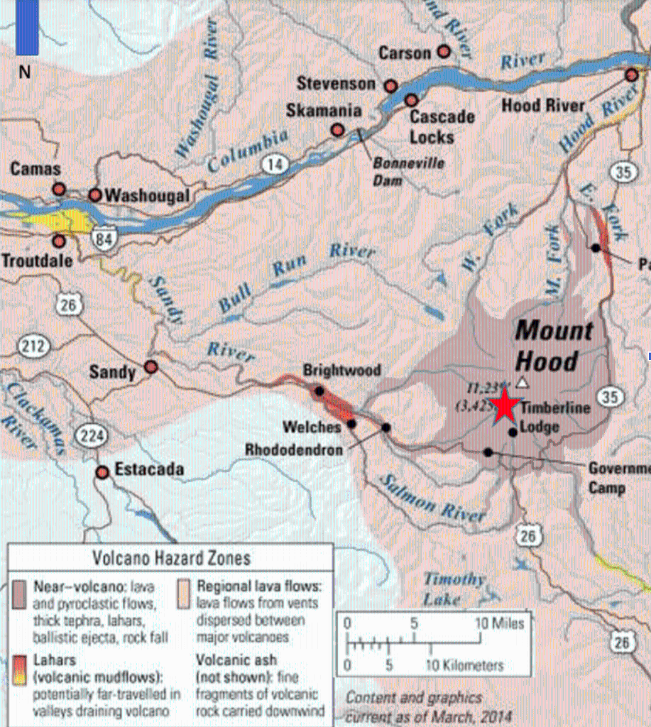 Solved 4. Look at Figure 3 "Volcano Hazard Zones". Explain | Chegg.com