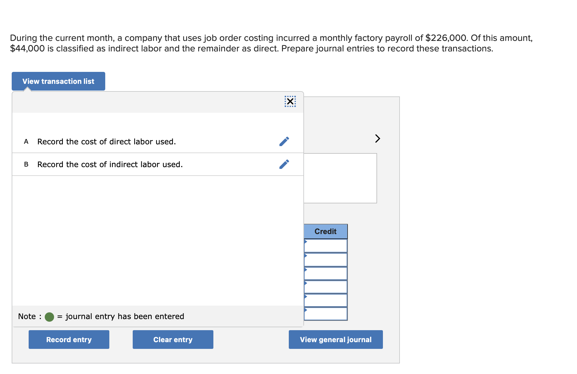 Solved During the current month, a company that uses job | Chegg.com