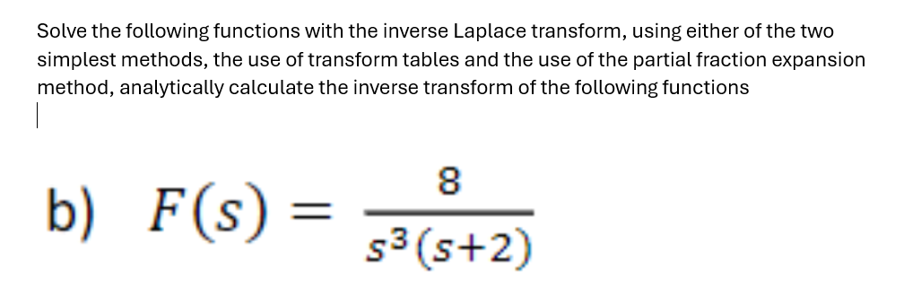 Solved bSolve the following functions with the inverse | Chegg.com