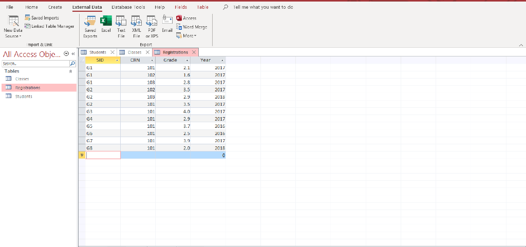 Primary Keys Databases are usually consisted of | Chegg.com