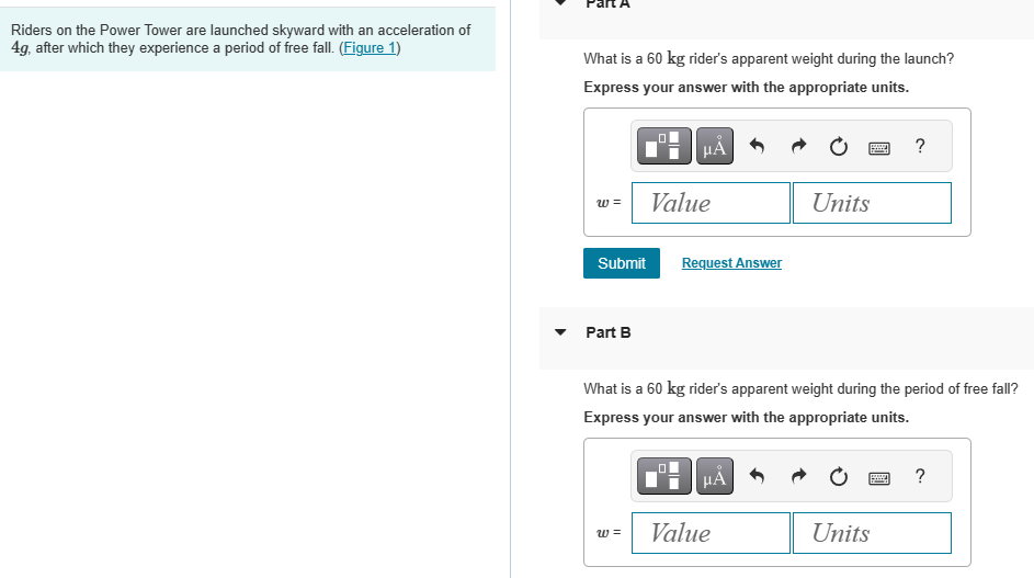 Solved Riders on the Power Tower are launched skyward with | Chegg.com