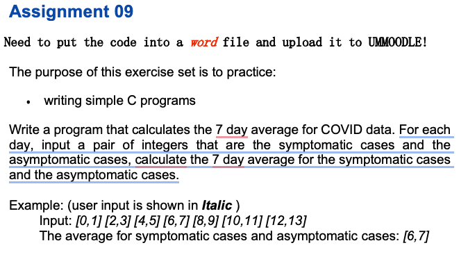 Solved Assignment 09 Need to put the code into a word file | Chegg.com