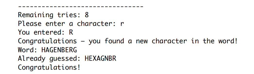 Solved Write An C Program Game Hangman The User Has The 