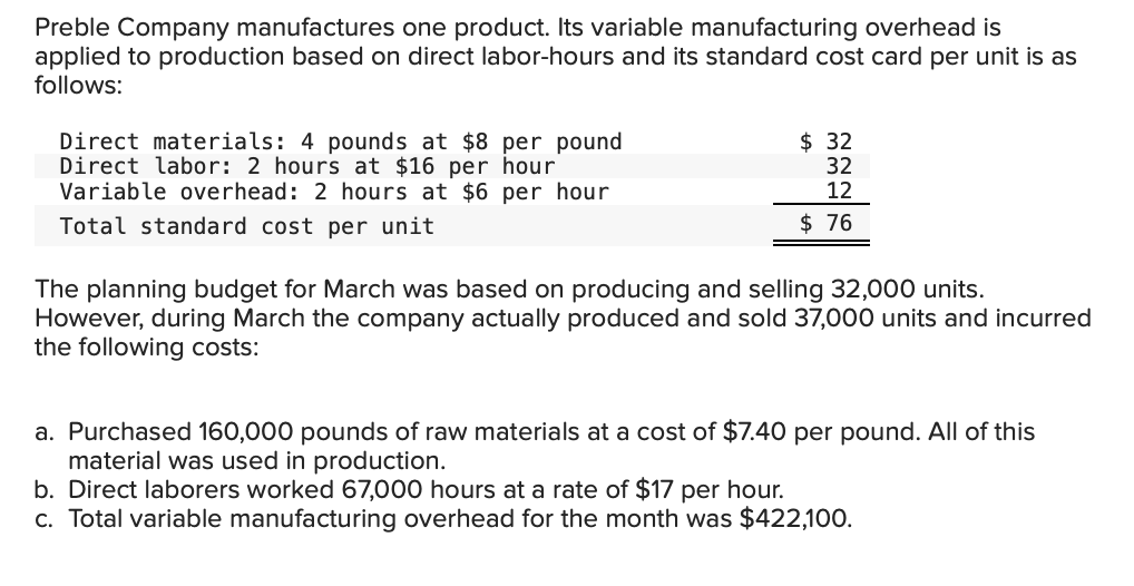 Solved 1. What is the labor spending variance for March? 2. | Chegg.com