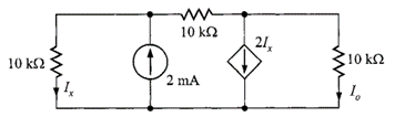 Solved Find I0 in the circuit of Figure P3.22 | Chegg.com
