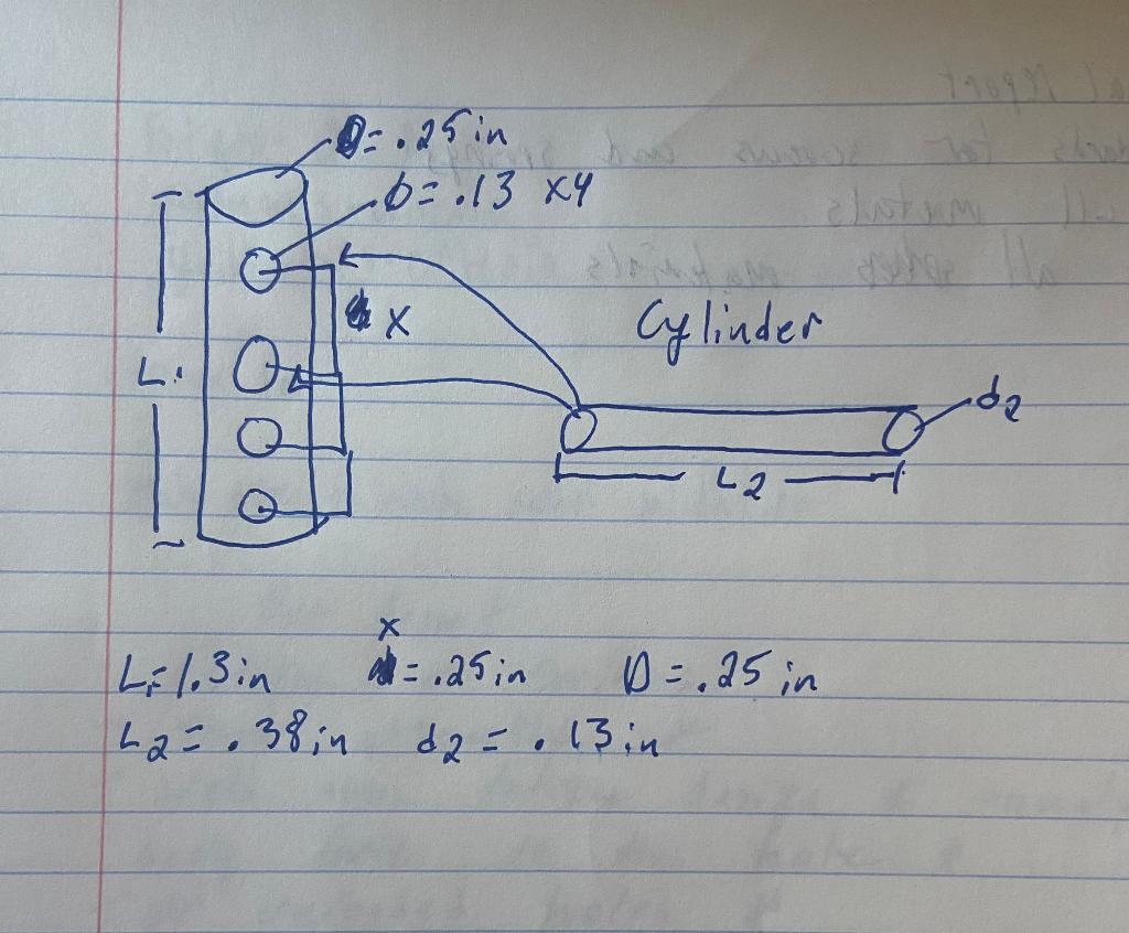 In the photo above, the long cylinder will be in the | Chegg.com