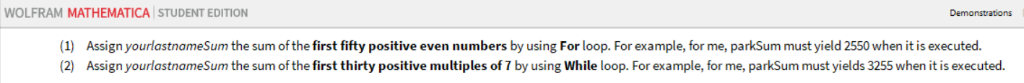 Solved WOLFRAM MATHEMATICA STUDENT EDITION (1) Assign | Chegg.com