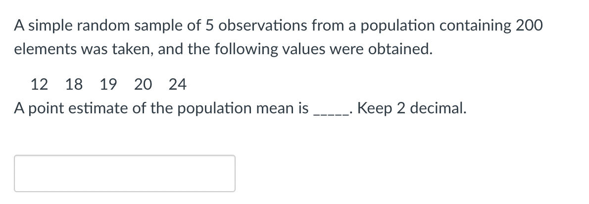 Solved Random samples of size 100 are taken from an infinite | Chegg.com
