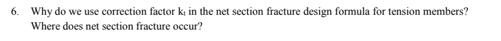 Solved 6. Why do we use correction factor kt in the net | Chegg.com