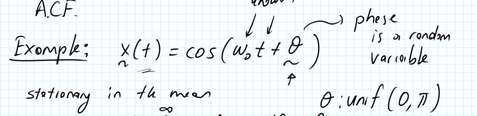 Solved please explain and show how could be stationary in | Chegg.com
