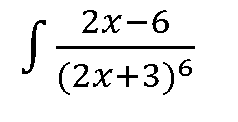 Solved 2x-6 (2x+3)6 | Chegg.com