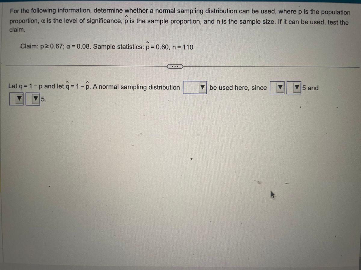 Solved For the following information, determine whether a | Chegg.com