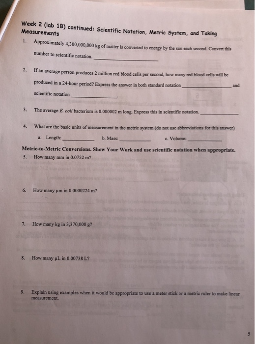 Solved Name: Week 2 (Labs 1B &1C): Displaying your data on a | Chegg.com