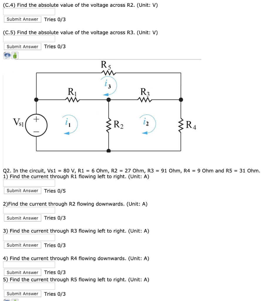 Solved R3 R- R4 Vsi 8.5 Ohm, R3 5 Ohm, R4 6 Ohm, RS 4.5 Ohm. | Chegg.com