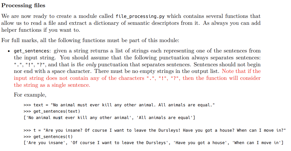 Solved Processing files We are now ready to create a module | Chegg.com