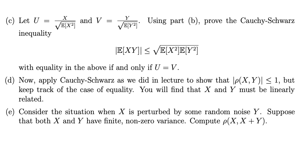 Solved Let X And Y Be Two Discrete Random Variables With