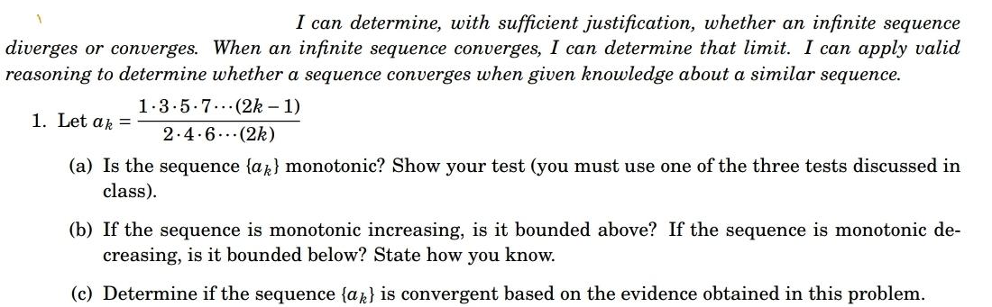 Solved I can determine, with sufficient justification, | Chegg.com