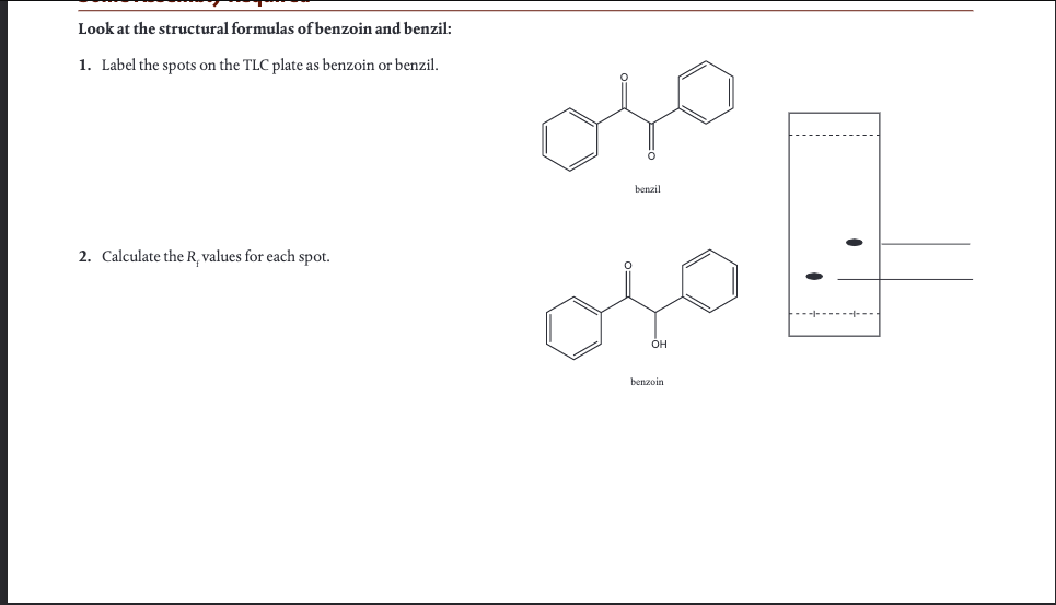 Solved Look at the structural formulas of benzoin and | Chegg.com