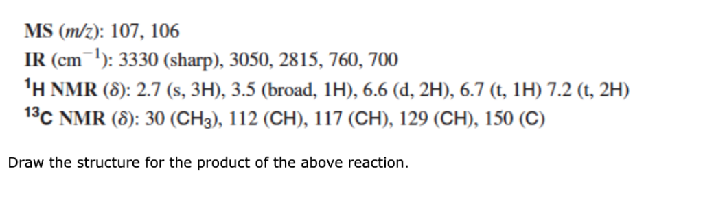 Solved When phenyl isothiocyanate, C6H5N=C=S, is reduced | Chegg.com