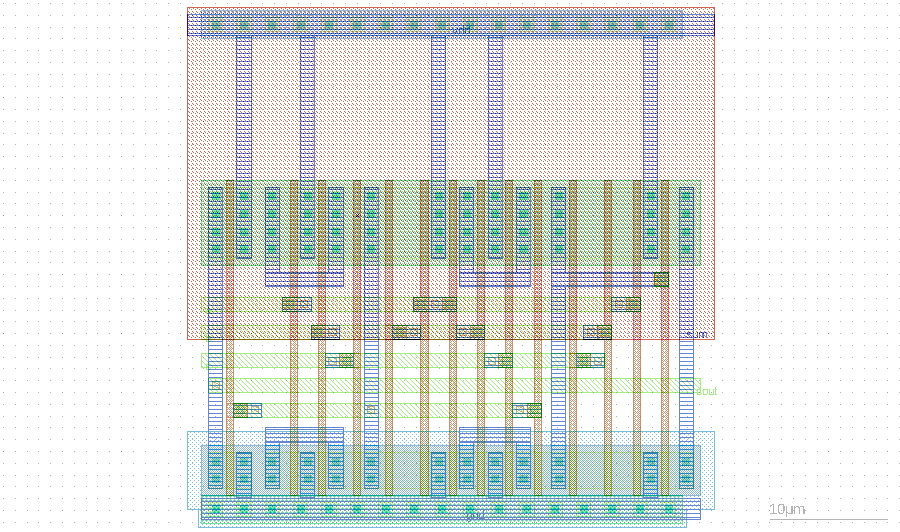 Solved Draw the stick diagram of this Full Adder layout - | Chegg.com