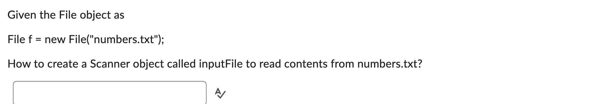 Solved Given The File Object As File F New