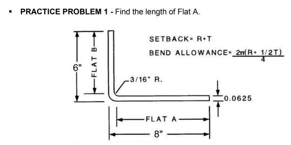 Solved - PRACTICE PROBLEM 1 - Find the length of Flat A. | Chegg.com