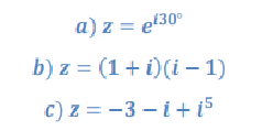 Solved Find the polar form of the following complex numbers: | Chegg.com