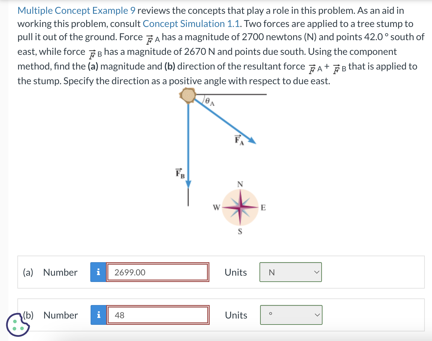 Solved Multiple Concept Example 9 reviews the concepts that | Chegg.com