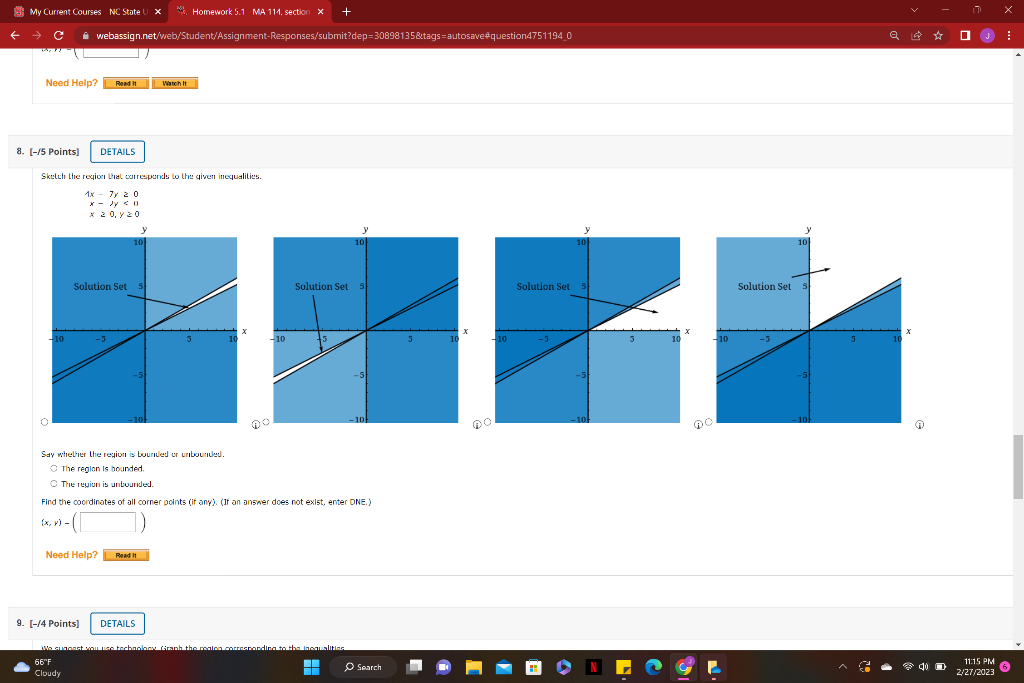 Solved QUESTION 8 PLEASEEE ALL THREE PARTS PLEASE!!!!!! I | Chegg.com