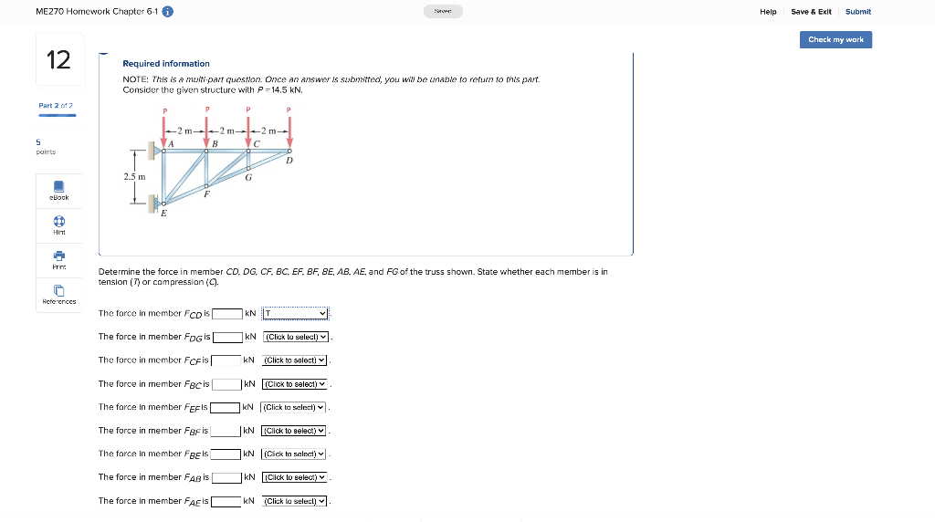 Solved ME270 Homework Chapter 5-1 Hanuman Help Save & Exit | Chegg.com