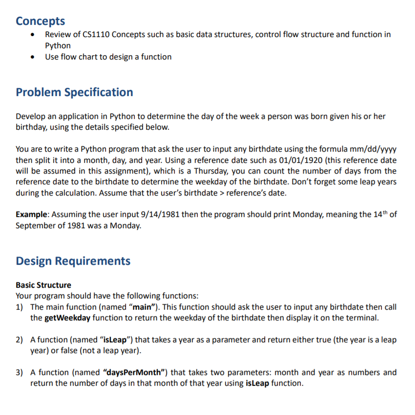 Solved Concepts • Review of CS1110 Concepts such as basic | Chegg.com