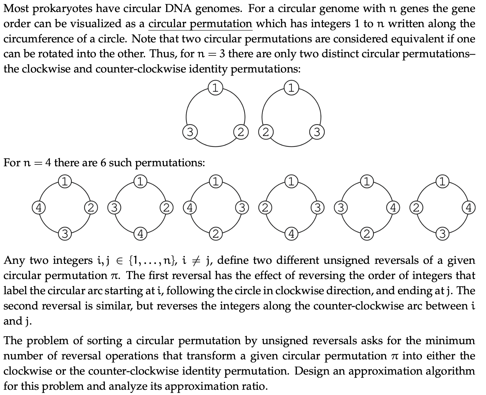 Solved Most prokaryotes have circular DNA genomes. For a | Chegg.com