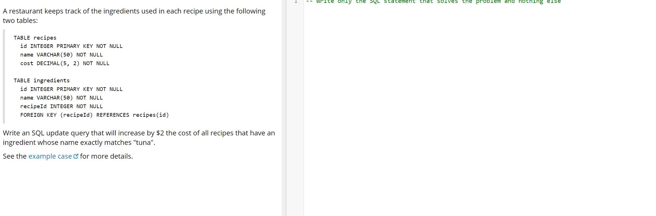Solved 1 Write Only The Sql Statement That Solves The Oblem 8088