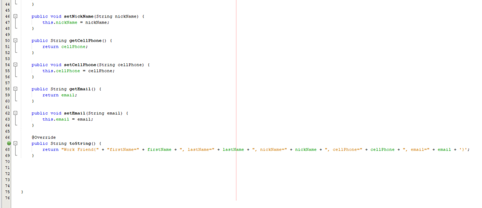 Solved There are 3 classes in this project: The WorkFriend | Chegg.com