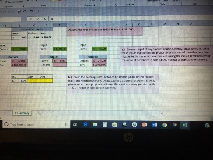Copy Format Painter Conditional Format as Cell Insert | Chegg.com