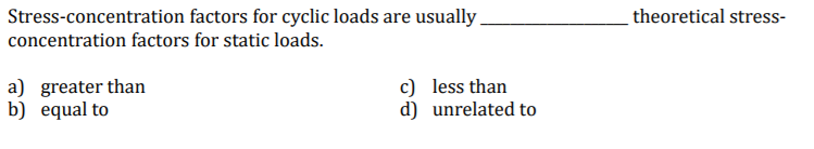 Solved _theoretical stress- Stress-concentration factors for | Chegg.com