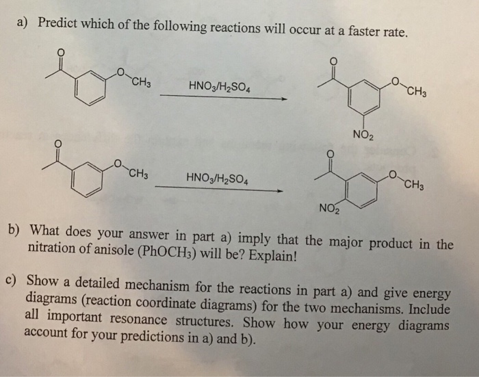 Solved a) Predict which of the following reactions will | Chegg.com