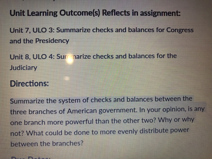 Unit Learning Outcome(s) Reflects in assignment: Unit | Chegg.com