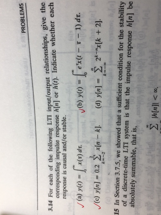 Solved 3.8 Consider a continuous-time LTI system with the | Chegg.com