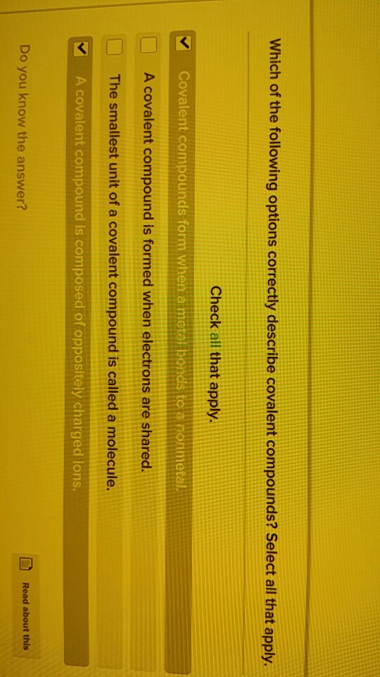 Solved Which of the following options correctly describe | Chegg.com