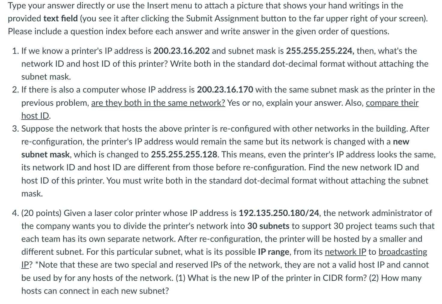 Solved 2. If there is also a computer whose IP address is | Chegg.com