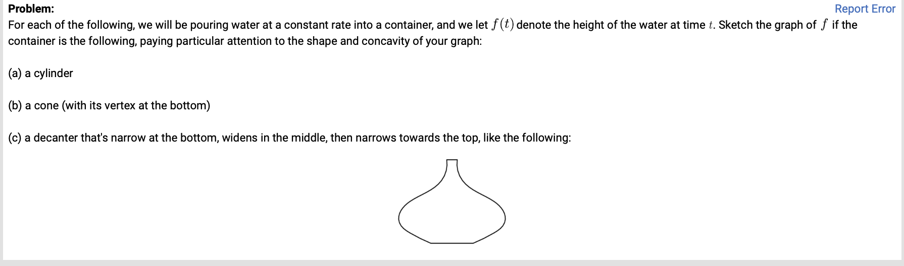 Solved Problem:For each of the following, we will be pouring | Chegg.com