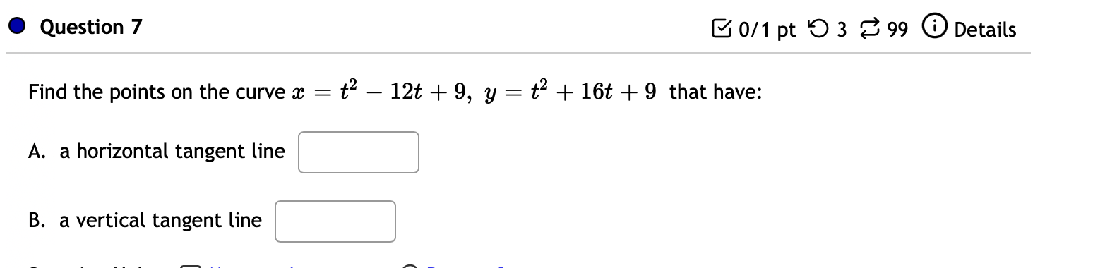 Solved Question 7Find the points on the curve | Chegg.com