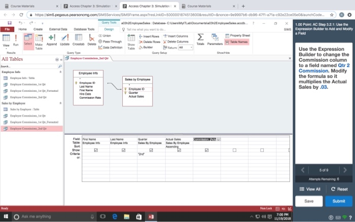 Access Chapter 1 Simulation Exam Brojapan